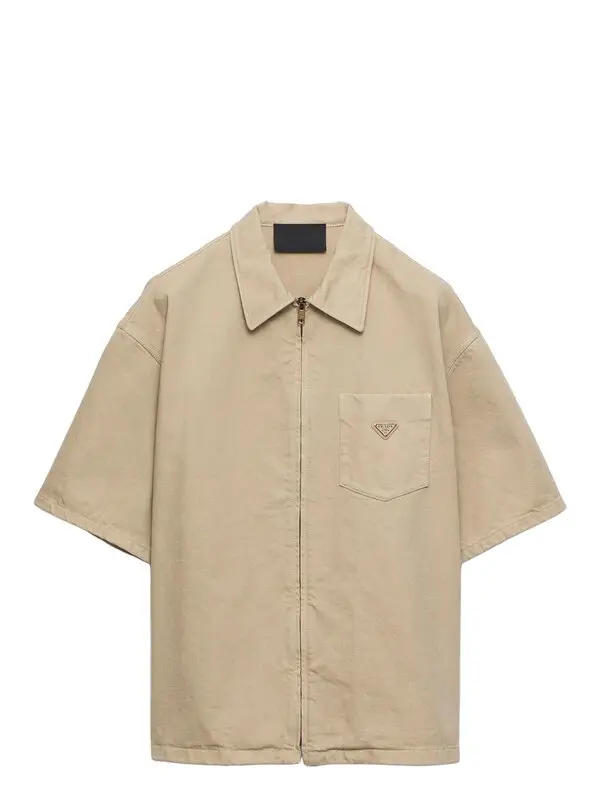 Prada Old Denim Shirt - Sand