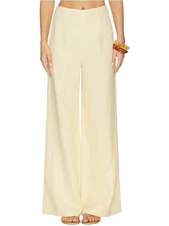 Faithfull The Brand Kortez Balloon Pant - Daffodil