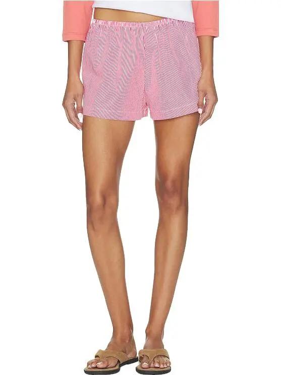 LESET Yoshi Stripe Summer Short - Red