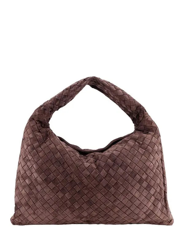 Bottega Veneta Intrecciato Leather Shoulder Bag - Brown