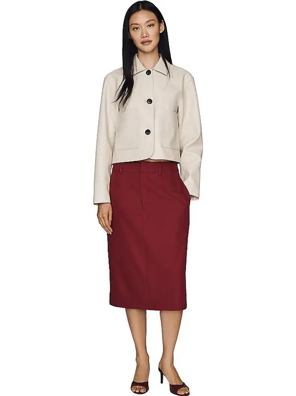 MARE MARE Trouser Skirt - Dark Red