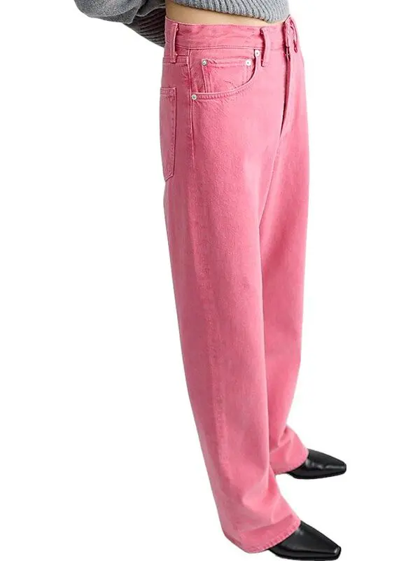 AGOLDE Vintage Loose Wide Leg Jeans - Amaranth