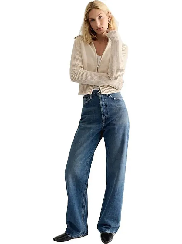 AGOLDE Vintage Loose Wide Leg Jeans - Curb