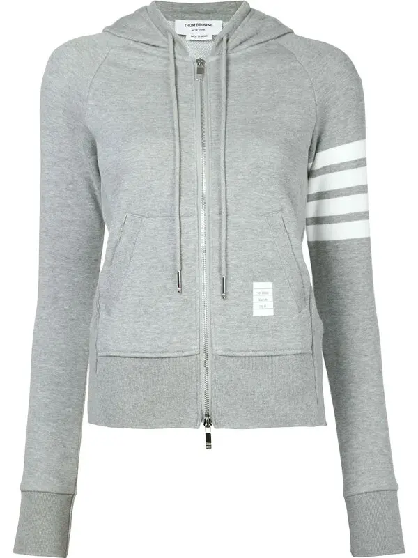 Thom Browne 4-bar Stripe Hoodie - Navy