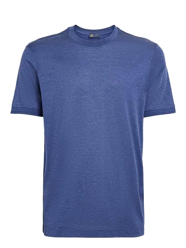 Paul & Shark Cotton-silk Melange T-shirt - Navy