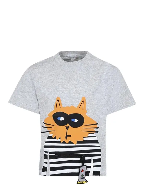 Stella McCartney Graphic Print T-shirt - Grey