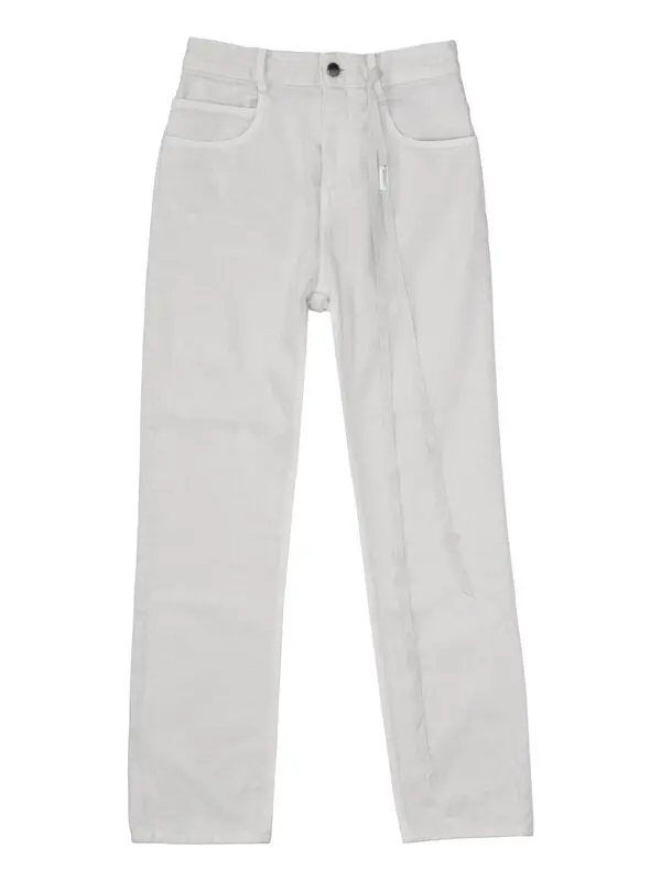 ANN DEMEULEMEESTER Slim Fit Cropped Jeans - No