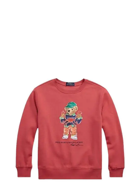 Polo Ralph Lauren Bear Fleece Sweatshirt - Red