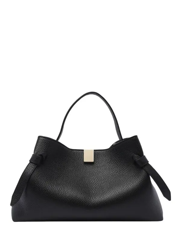 Yuzefi Gyoza Top Handle Bag - Black