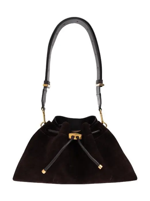 JIMMY CHOO Bon Bon Drawstring Handbag - Black