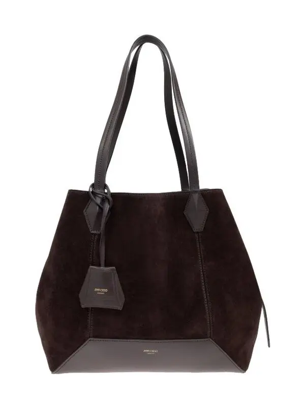 JIMMY CHOO Diamond Medium Tote Bag - Brown