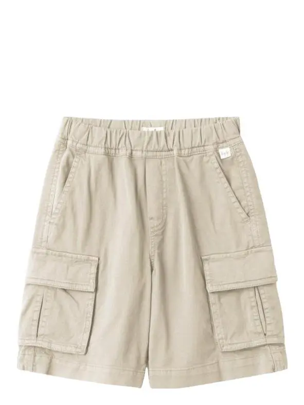 IL GUFO Twill Cargo Shorts - Nude
