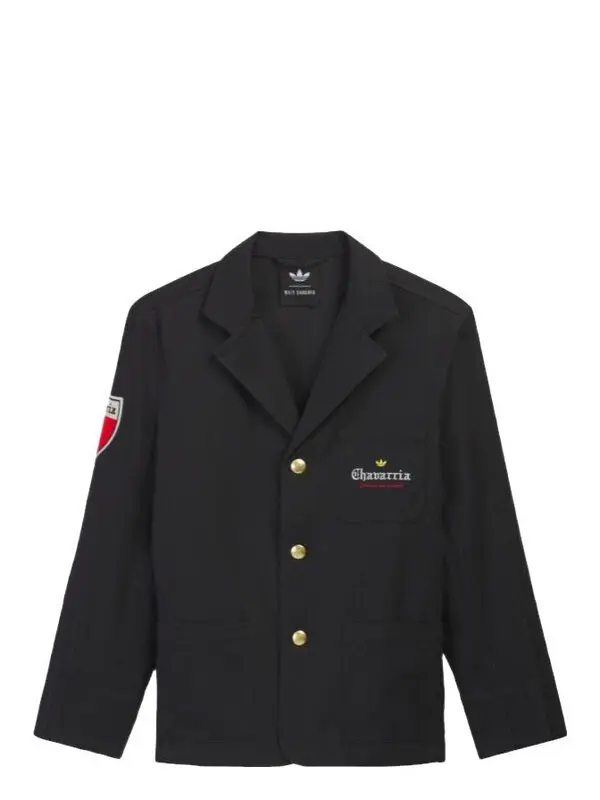 ADIDAS X WILLY CHAVARRIA Players Twill Blazer Jacket - Black