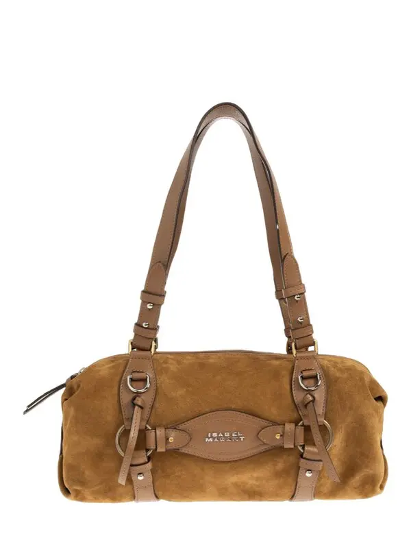 Isabel Marant Étoile Logo Shoulder Bag - Brown