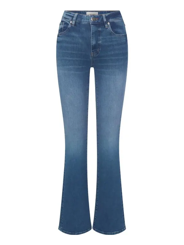 FRAME High-rise Flared Jeans - Blue