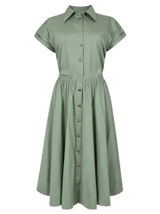 Liu Jo Tie-fastening Cut-out Shirt Dress - Gray