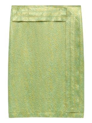 Marni Panel Detailed Cloqué Midi Skirt - Kiwi