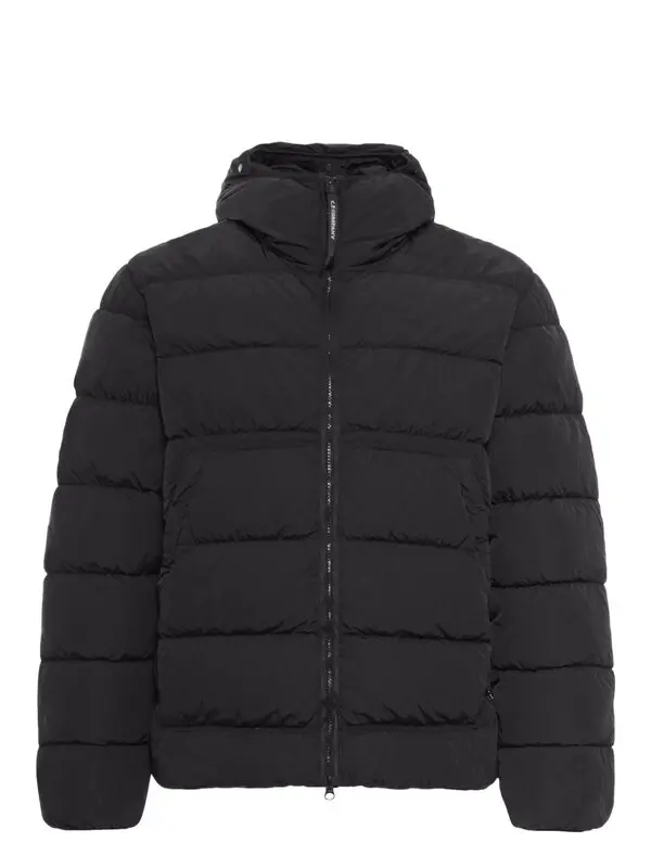 C.P. COMPANY Chrome-r Goggle Padded Jacket - Black