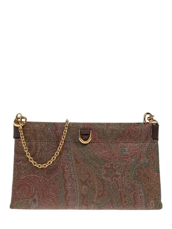 Etro Zippered Handbag With Paisley Pattern - Multicolor