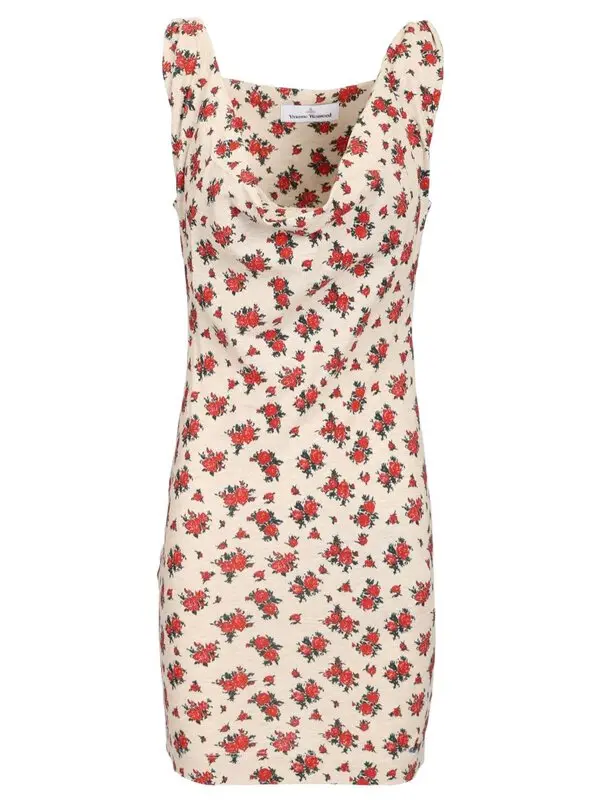 VIVIENNE WESTWOOD Anna Floral Mini Dress - No