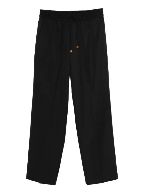 Drole De Monsieur Elastic Waist Trousers - Black