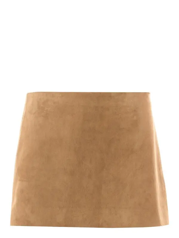 Khaite Jett Skirt - Brown