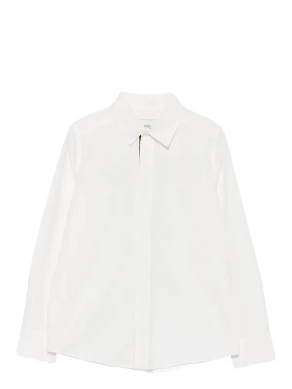 Fendi Poplin Shirt - White