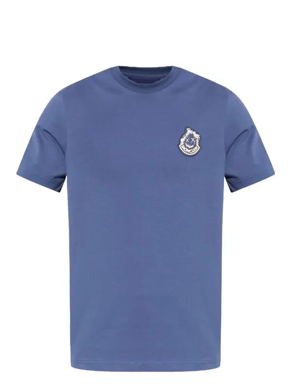 Moncler Short-sleeved T-shirt - Blue