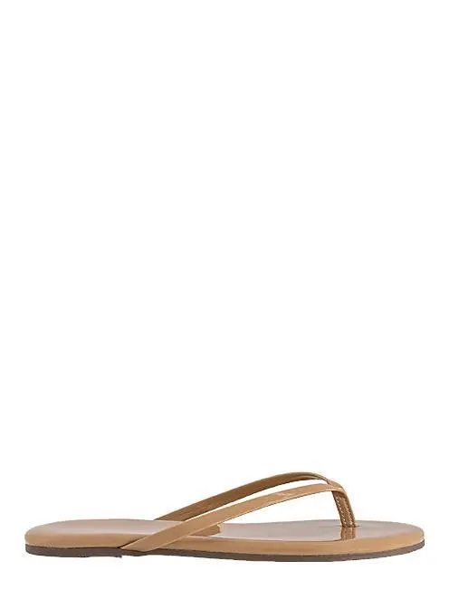 Tkees Lily Leather Flip-flops - Cocobutter Gloss