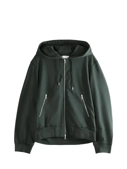 Dries Van Noten Zip-up Hooded Sweatshirt - Custard