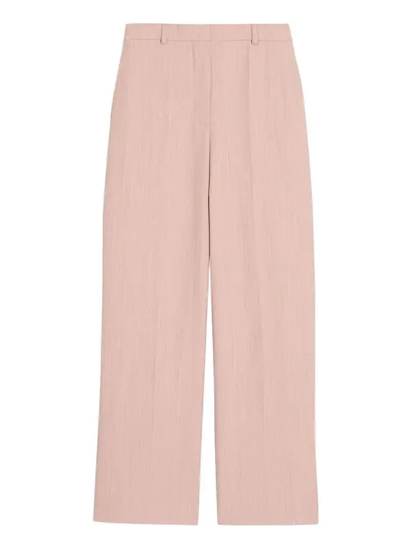 Stella McCartney Wool Wide-leg Tailored Trousers - Blush