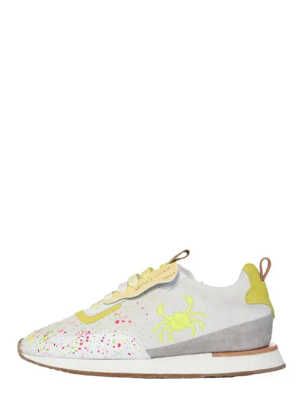 MYYAZ Neon Rush" Sneakers - Yellow