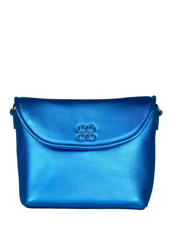 STESSA BY SARAH The Avalyn Clutch In Ocean - Blue