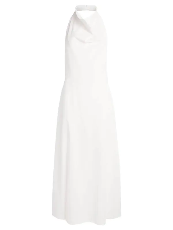 Camilla And Marc Grace Halterneck Maxi Dress - White