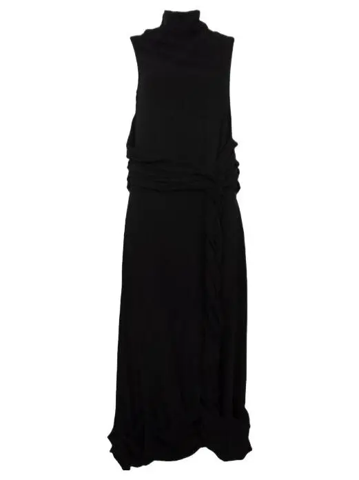 J.W.ANDERSON Twisted Sheer Dress - Black