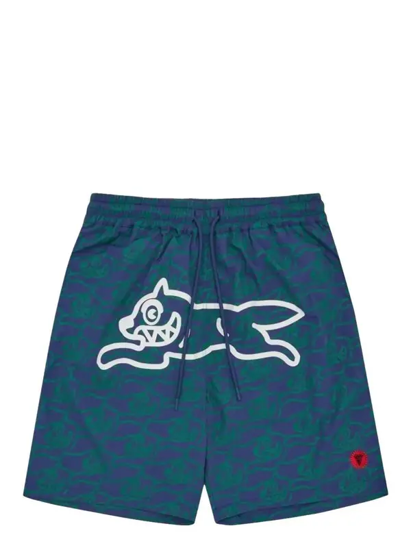 ICECREAM Printed Swim Trunks - Blue