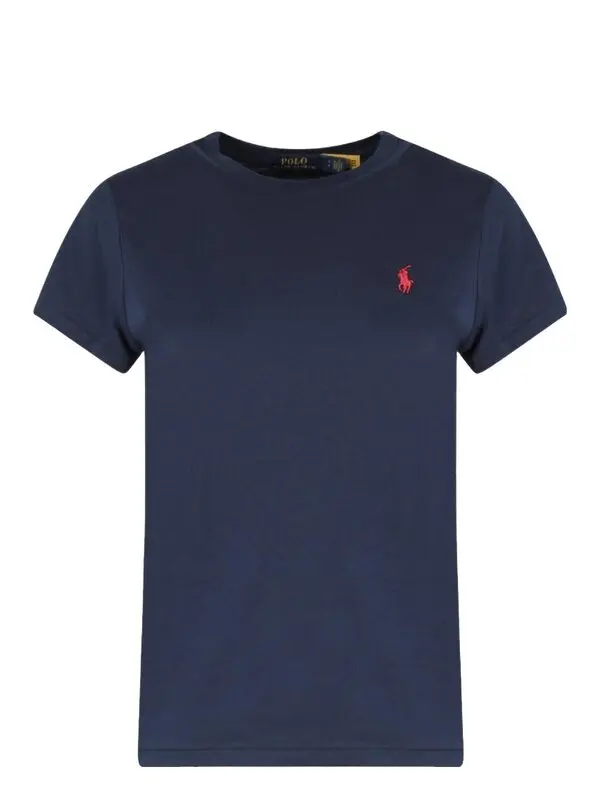 Polo Ralph Lauren Pony Embroidered Crewneck T-shirt - Black