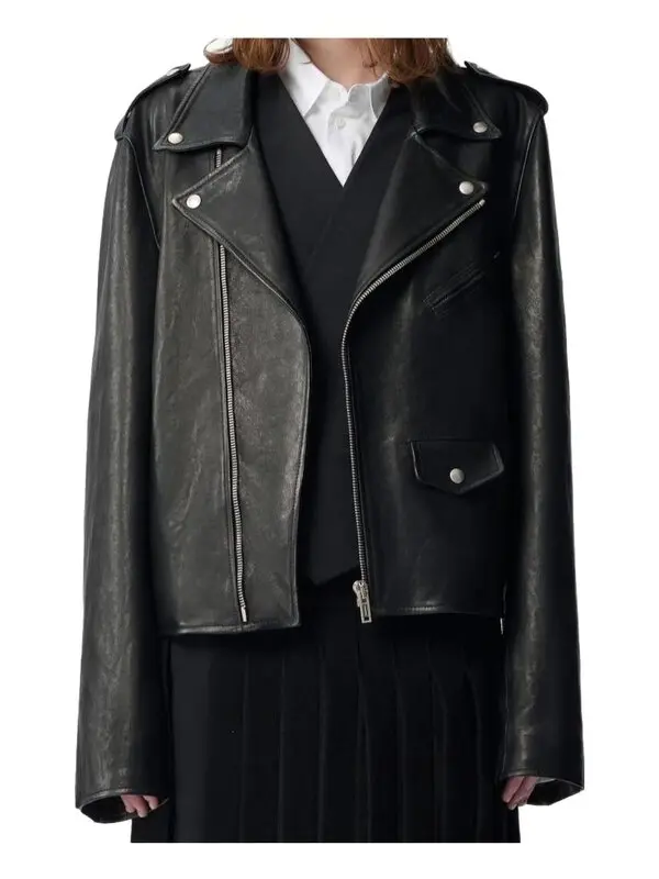 ANN DEMEULEMEESTER Arvid Perfecto Biker Jacket - Black