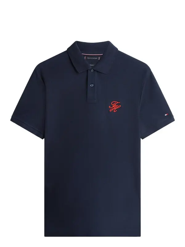 Tommy Hilfiger Short-sleeved Polo Shirt - Black