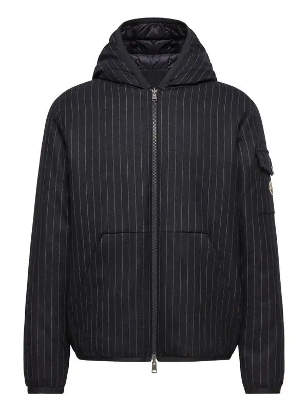 Moncler Reversible Hooded Short Jacket - Black