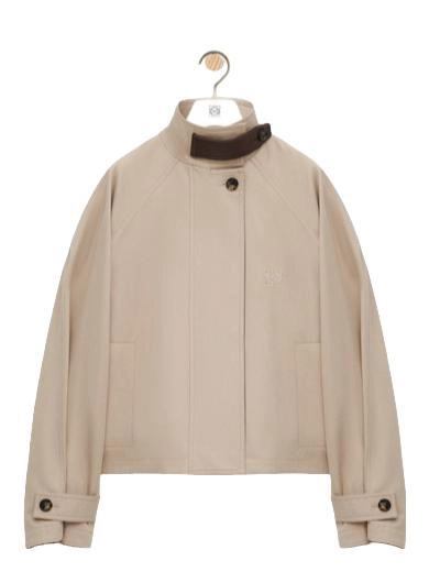Loewe Short Parka - Light Brown