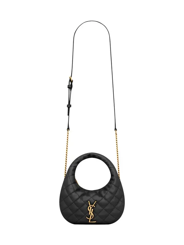 Saint Laurent Mini Icarino Top-handle Bag - Black