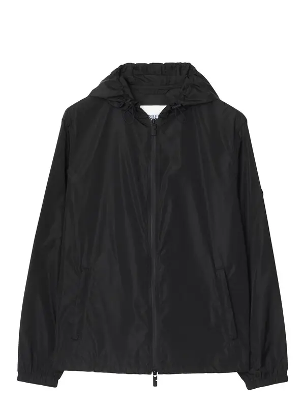 Burberry Knight Stamp Zip-up Jacket - Black