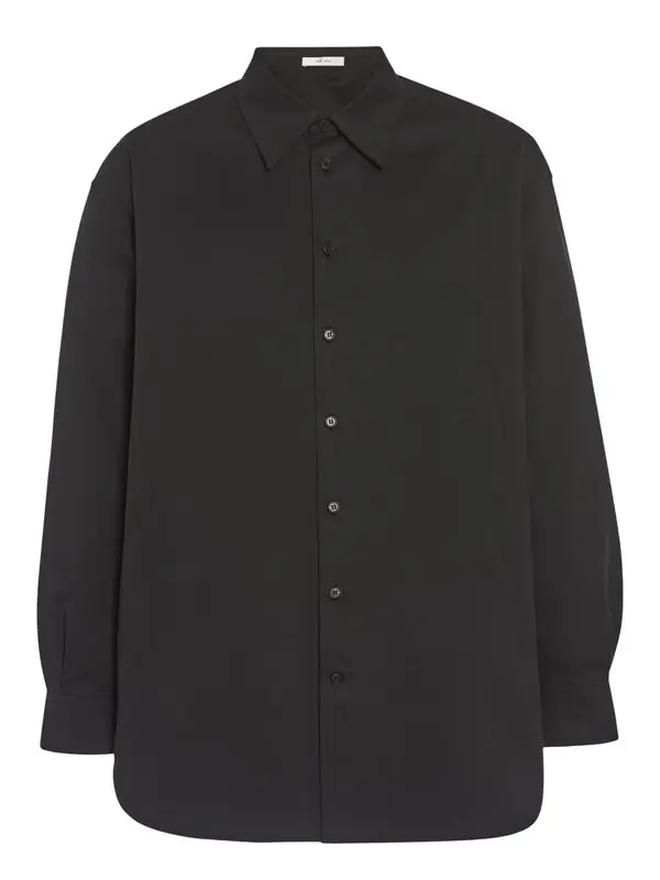 THE ROW Lukre Oversized Shirt - Black