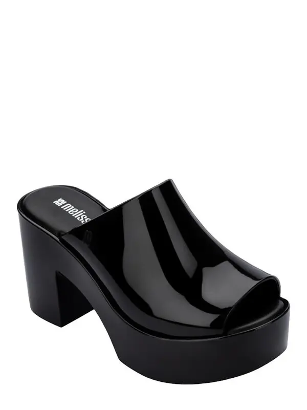 Melissa Hype Platform Mule Heels - Black