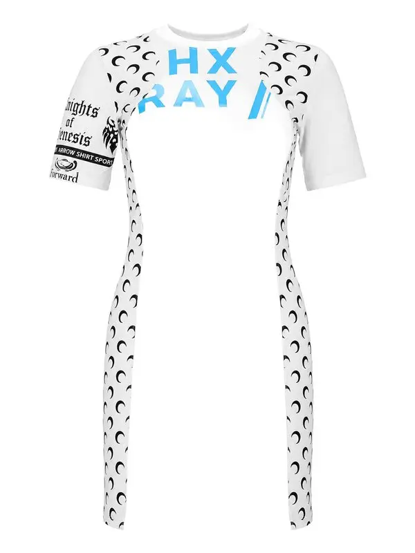 MARINE SERRE Mini Dress - White