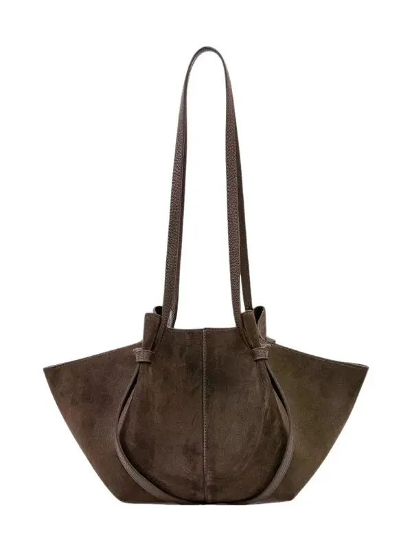 Yuzefi Mochi Knotted Shoulder Bag - Brown
