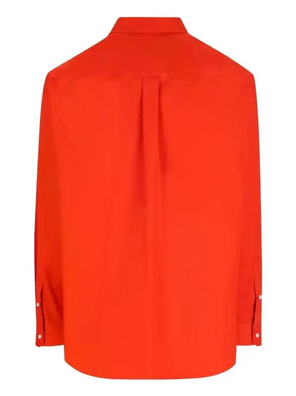 Loewe Logo-embroidered Button-down Shirt - Red