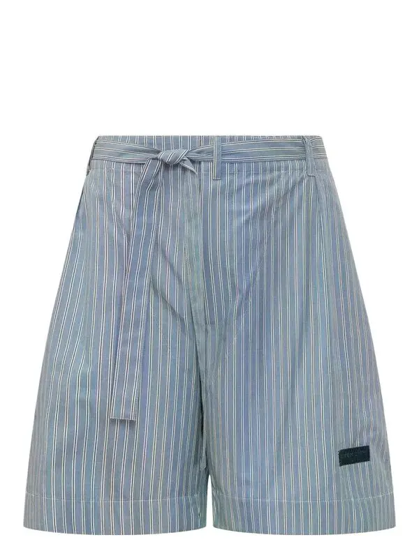 Givenchy Striped Kimono Shorts - Blue