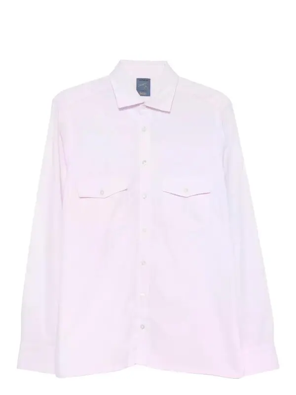 BARBA NAPOLI Flap-pocket Shirt - Pink
